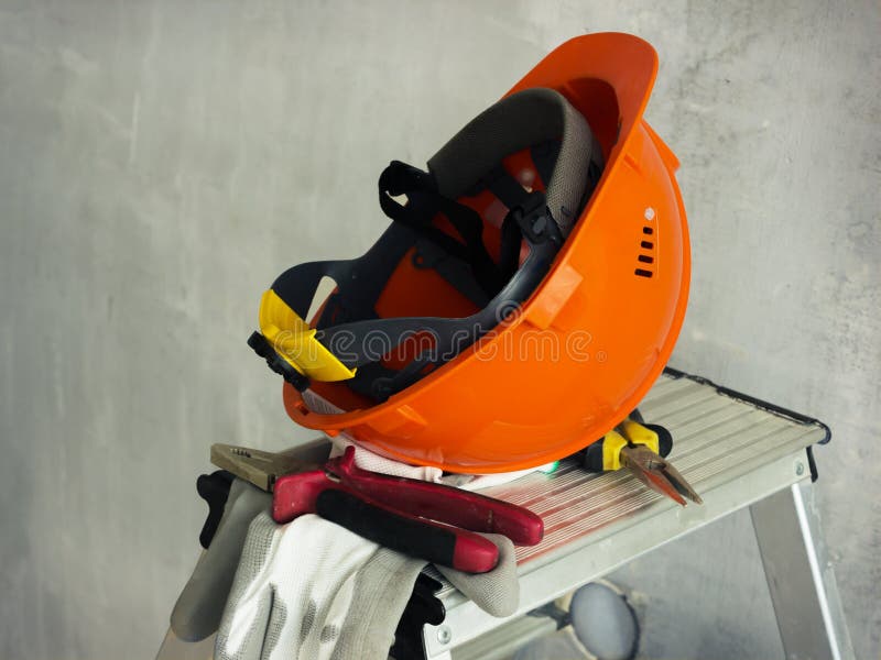 Protective Helmet, Tool for Safe Operation Stock Photo - Image of ...