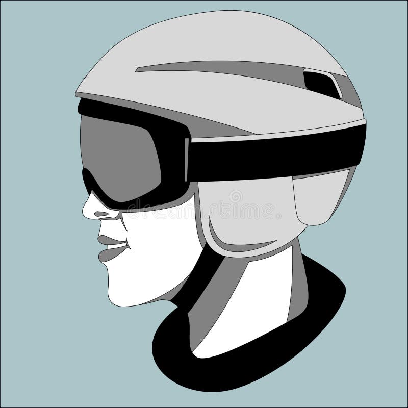 Protective Helmet ,vector Illustration , Lining Draw Stock Vector ...