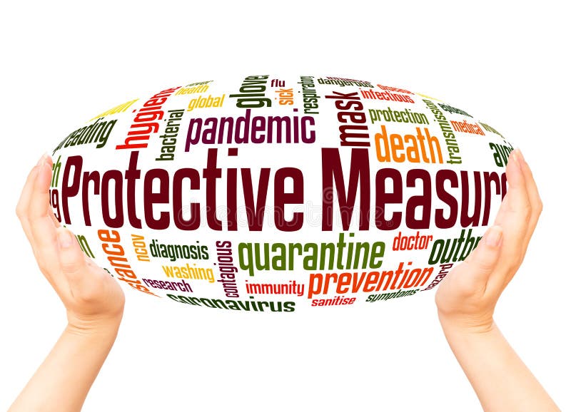 Protective Measure Word Cloud Concept 3 Stock Illustration ...