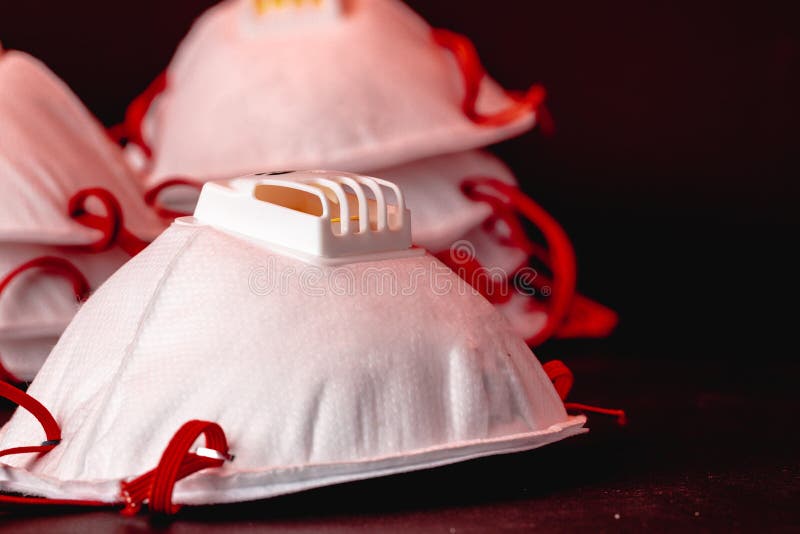 Protective Medical Face Mask Against Pollution and Infections Stock ...