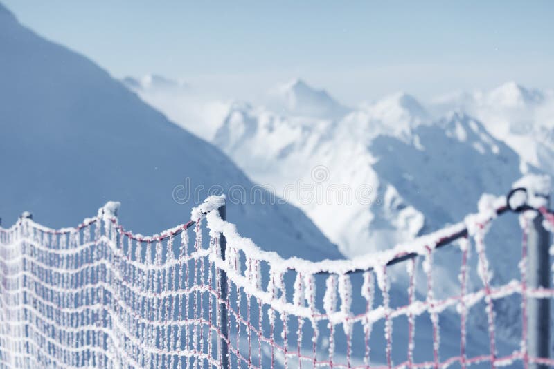 Protective net stock photo. Image of protective, alps - 33834178