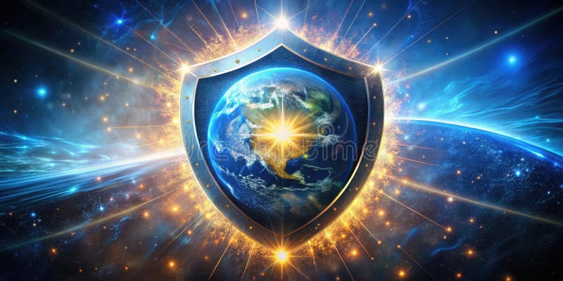 Protective Shield Enveloping Earth within a Cosmic Burst of Light and ...