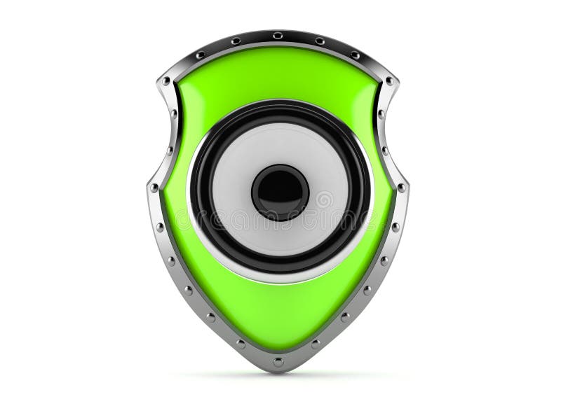 Sound Shield stock illustration. Illustration of light - 30768905