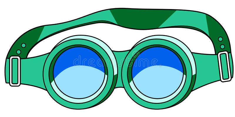 Protective spectacles icon stock vector. Illustration of eyeshield ...