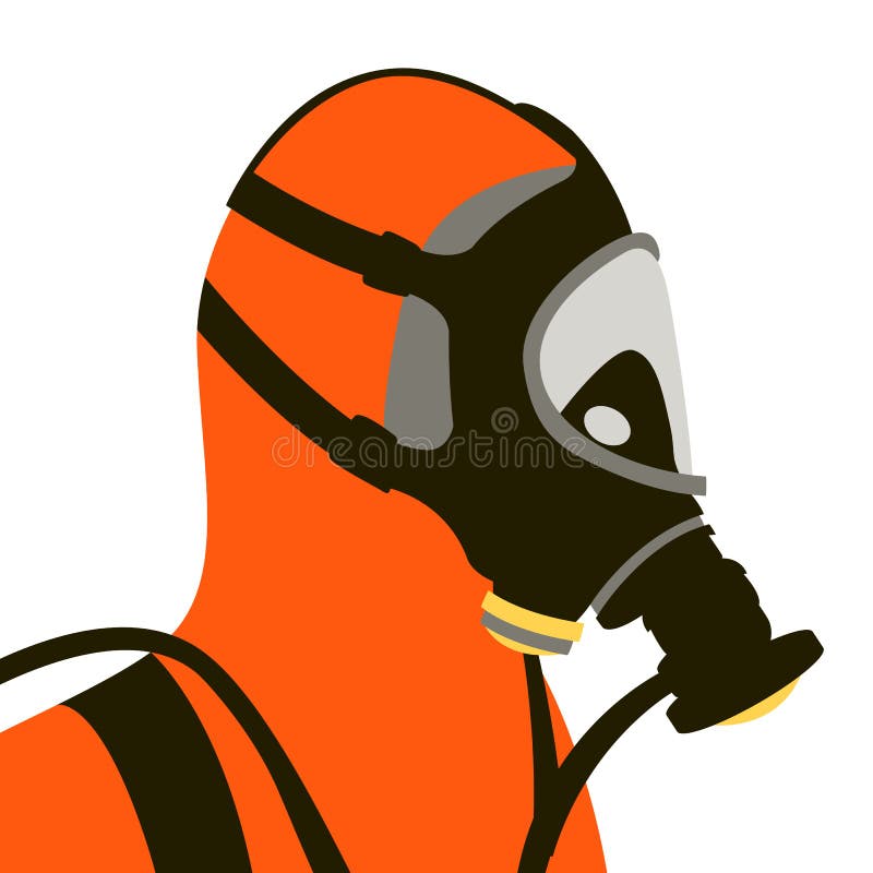 Gas Mask Vector Side View