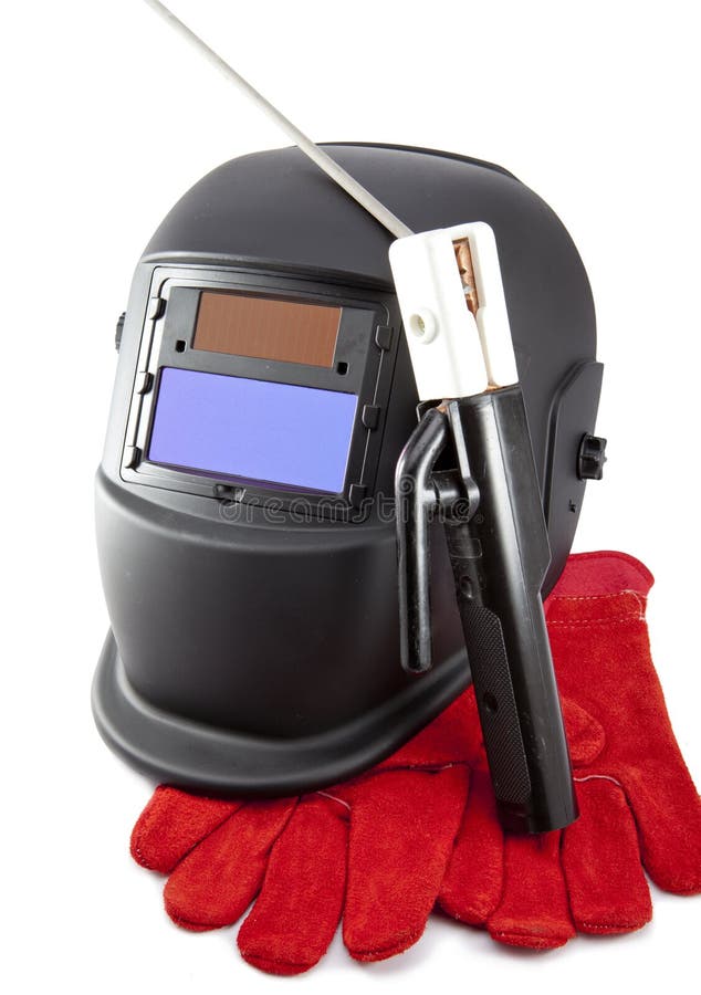 Protective Mask of the Welder, Stock Image - Image of black, security ...