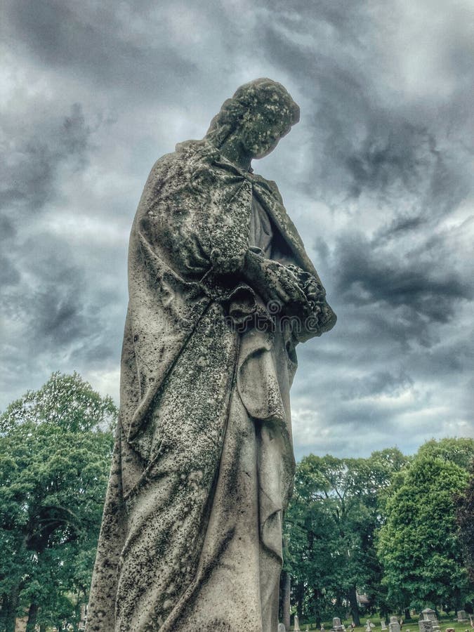 The Protector stock image. Image of gothic, statue, protector - 239593923