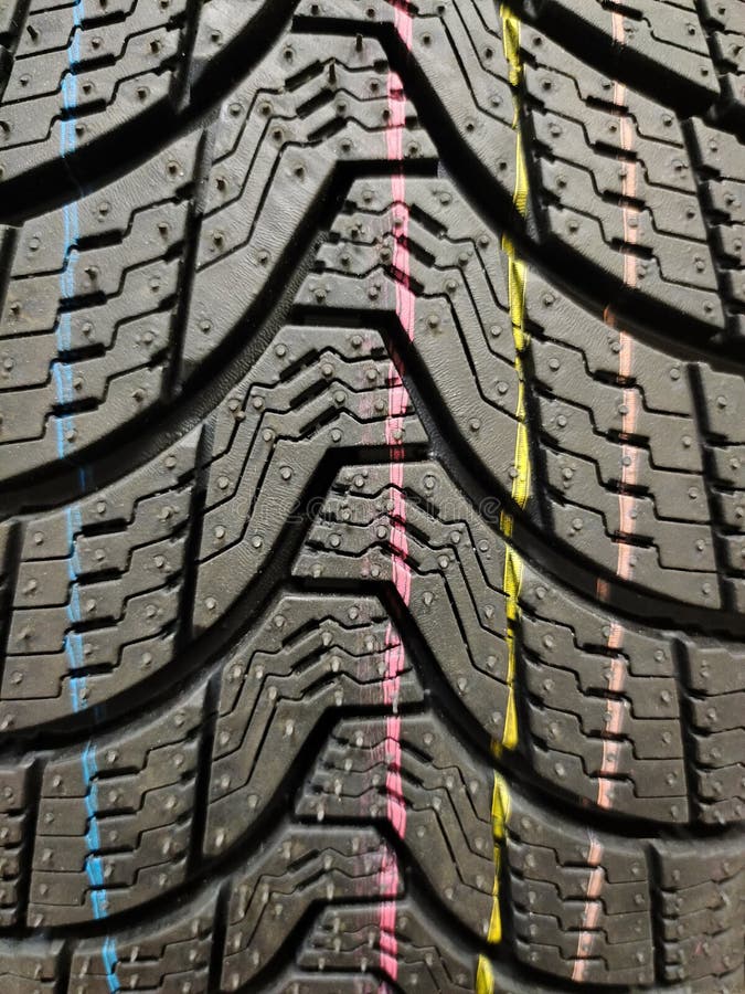 Protector of a New Rubber Tire for the Entire Frame Stock Photo - Image ...