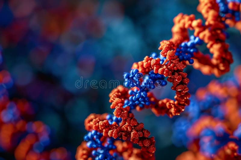 Protein Atomic Scale Micro Particles Dna Dnr Atoms Microscope Molecular ...