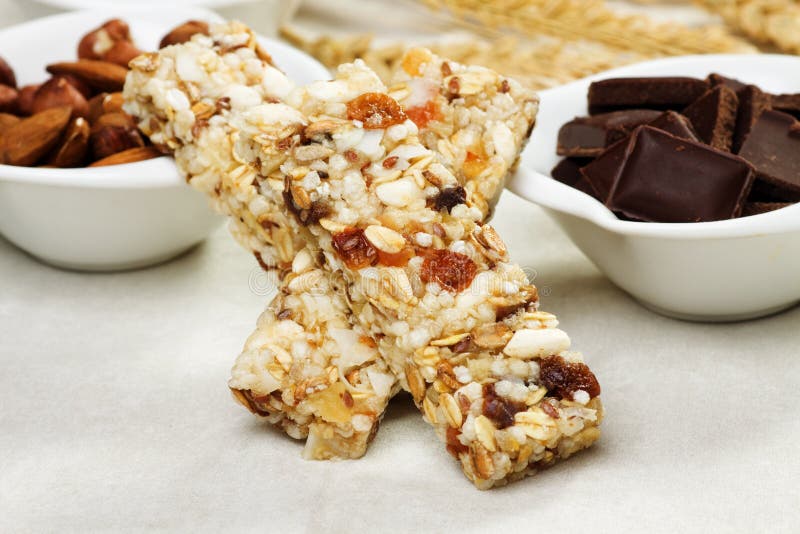 Protein bar stock photo. Image of dieting, horizontal - 14417992