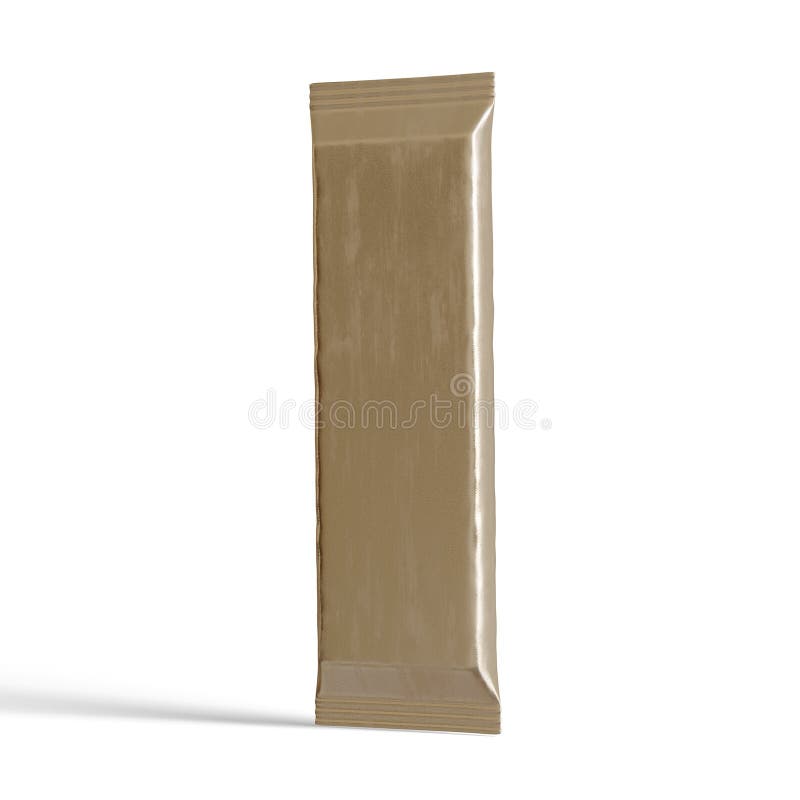 Protein Bar Packaging 3D Render Stock Illustration - Illustration of ...
