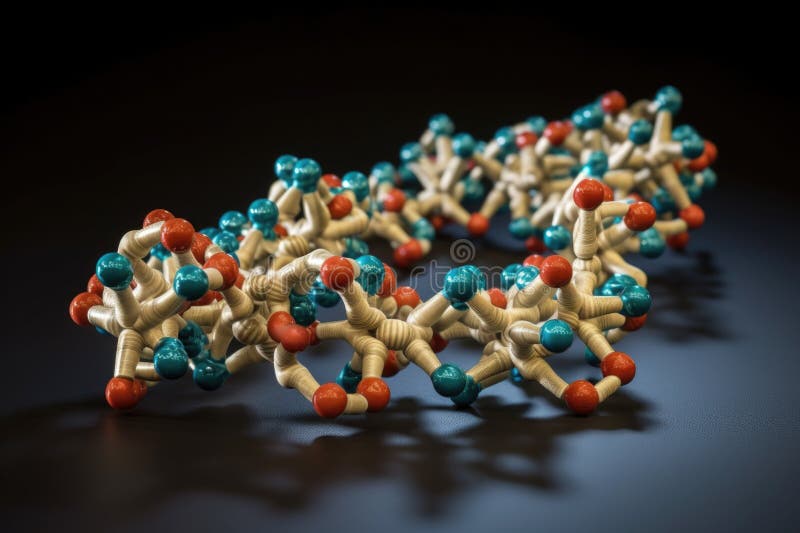 Protein with Intricate Structure, Made Up of Chains of Amino Acids ...