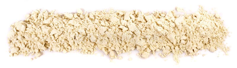 Protein Powder Banner Isolated on White Background Stock Photo - Image ...