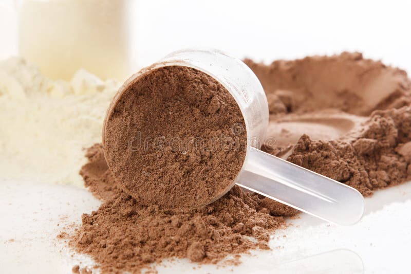Protein powder stock image. Image of powder, breakfast - 57777693