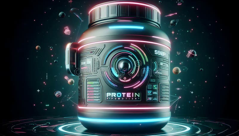 Protein Powder Doodle Icon, Vector Color Line Illustration Stock Vector ...