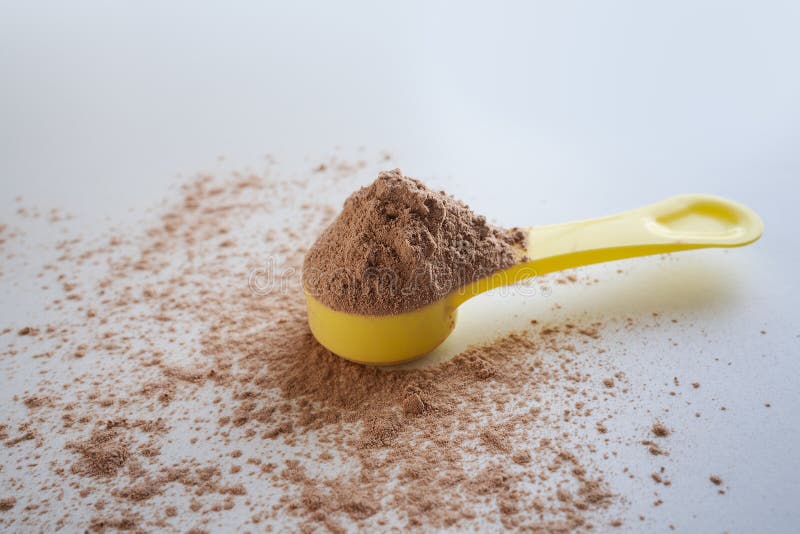 Protein scoop on white stock image. Image of bodybuilding - 319101045