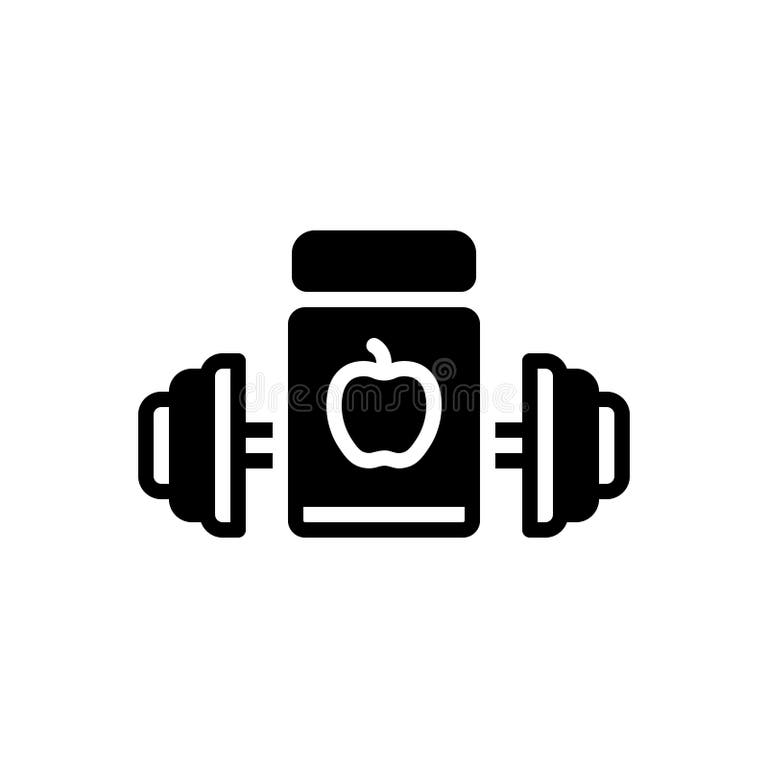 Black Icon Protein Shake Stock Illustrations – 935 Black Icon Protein ...