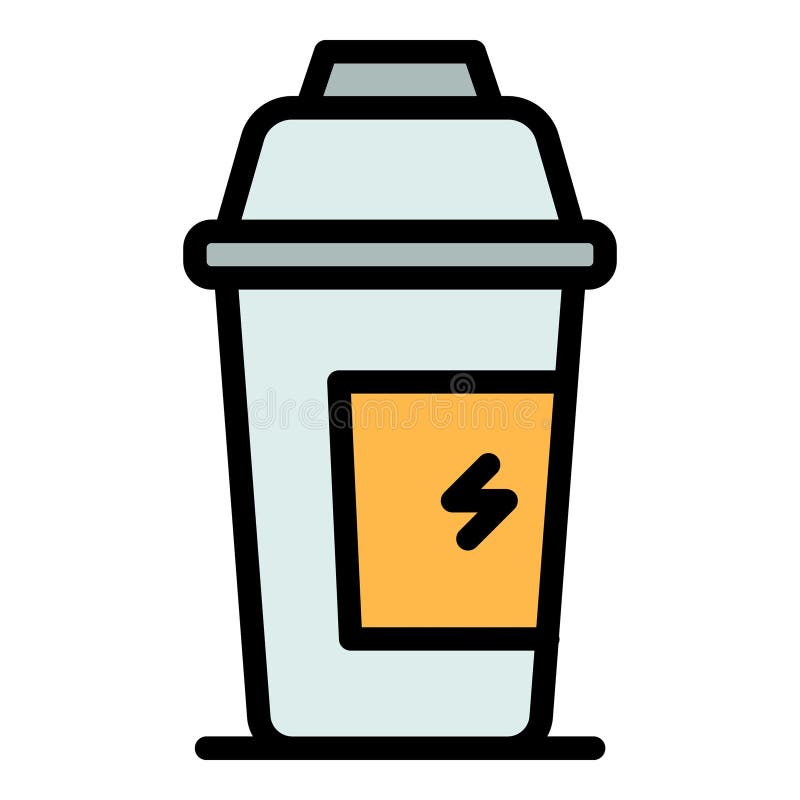 Protein Shake Icon Vector Flat Stock Illustration - Illustration of ...