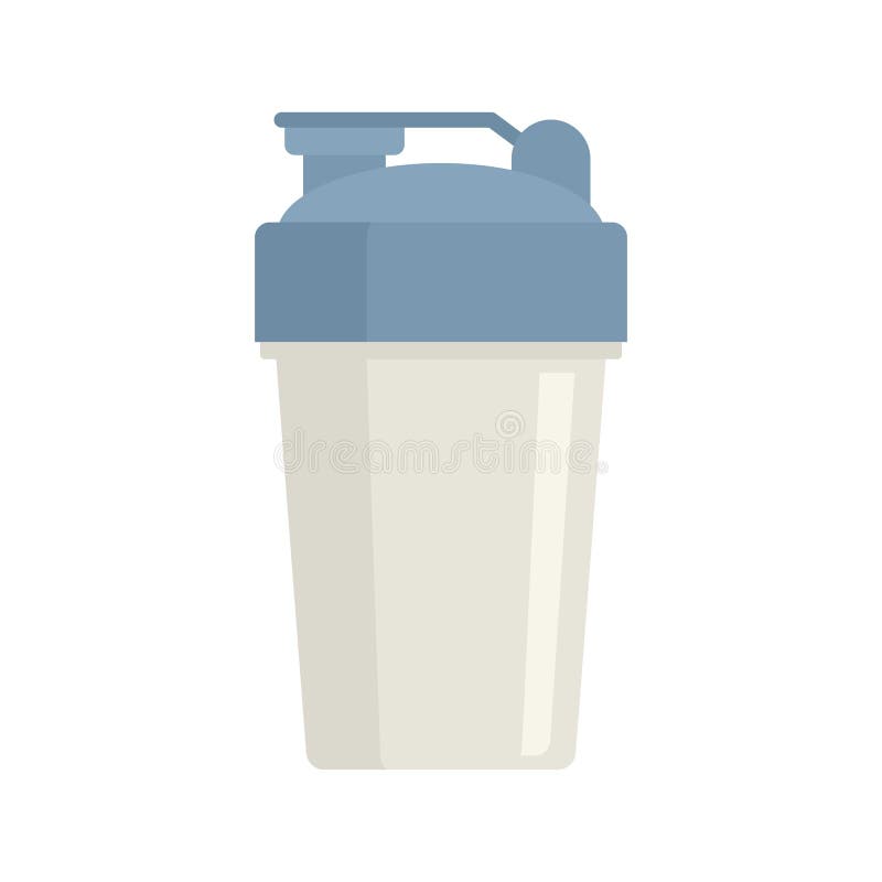 Protein Shaker Icon Flat Isolated Vector Stock Vector - Illustration of ...