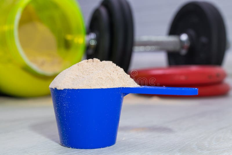 Protein and Sports Supplements Stock Image - Image of isolated ...