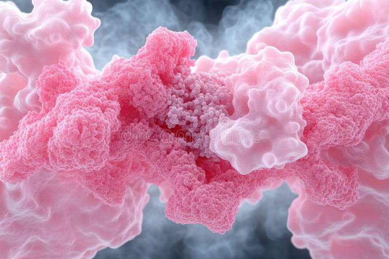 Protein Structure and Amino Acid Bonding in Cells Stock Illustration ...