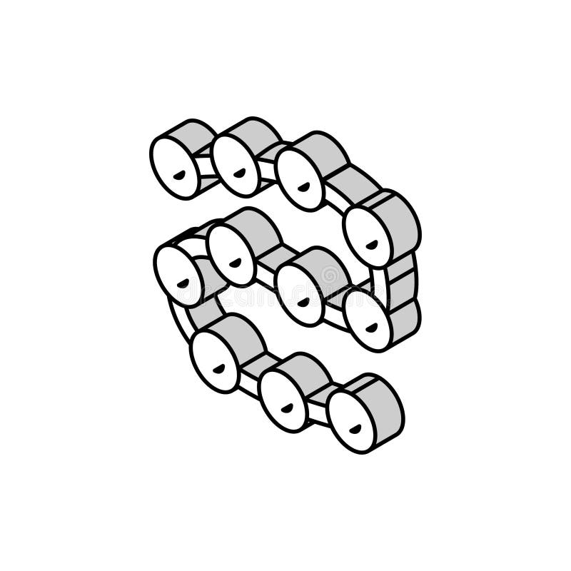 Protein Synthesis Biochemistry Isometric Icon Vector Illustration Stock ...