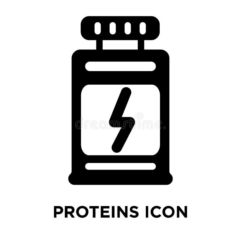 Proteins Icon on White Background. Simple Element Illustration from ...