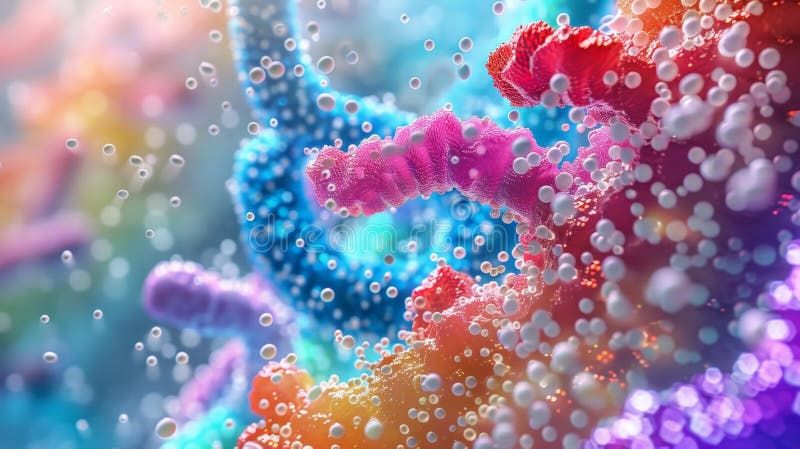 Proteins in Their Folded Forms Ready To Be Transported To Different ...