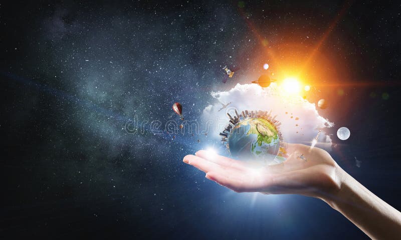 Proteja nosso mundo imagem de stock. Imagem de geografia - 107781983