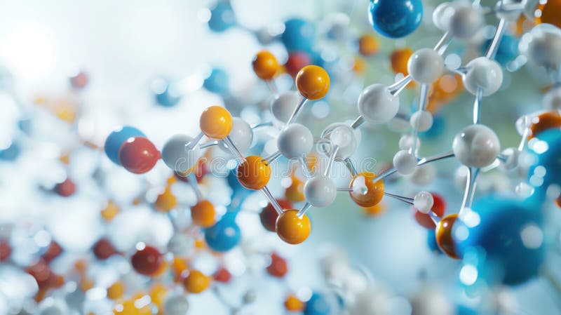 Detailed Molecular Proteomics Analysis of Proteins and Cell Component Stock Photo - Image of ...