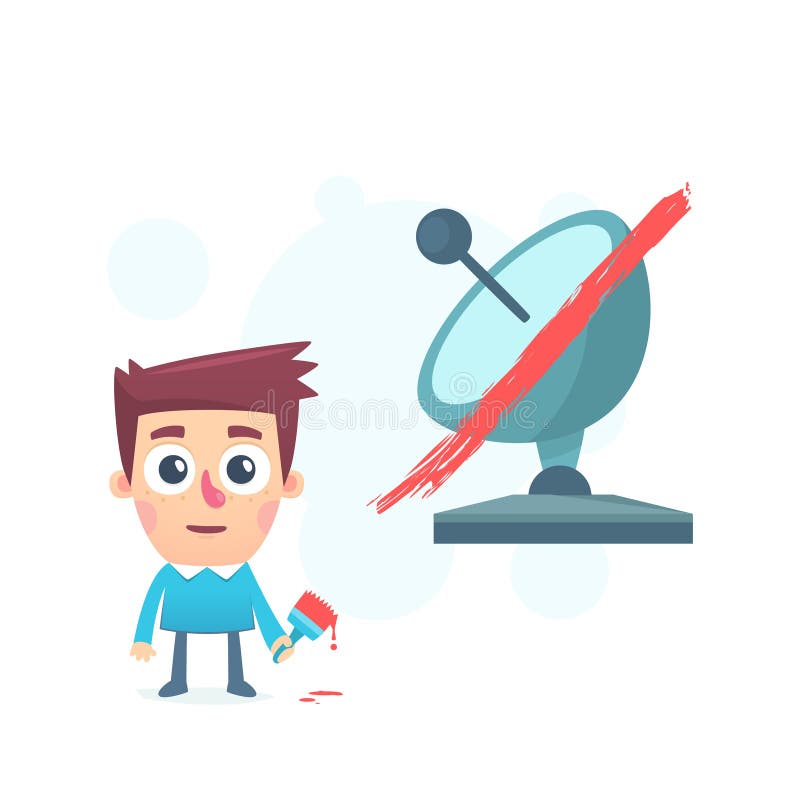 Protest Against the High-tech Stock Illustration - Illustration of high ...