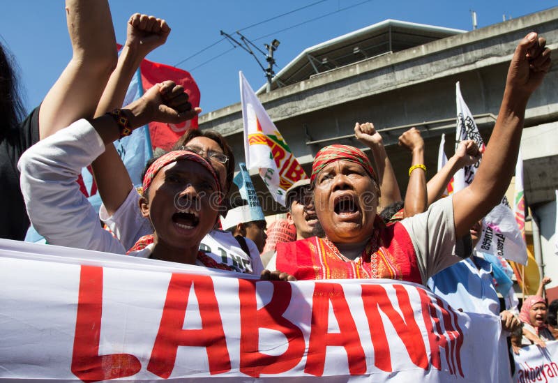 Protest during International Womens Day Celebration, Manila ...