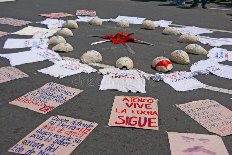 Protest Literature and Photos on Street Editorial Image - Image of ...