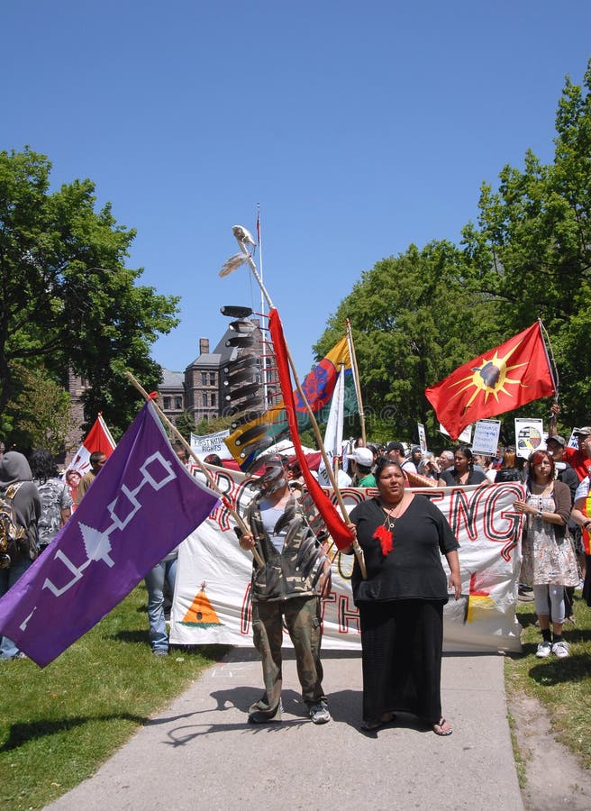 Protest for native rights editorial photography. Image of indian - 5297162