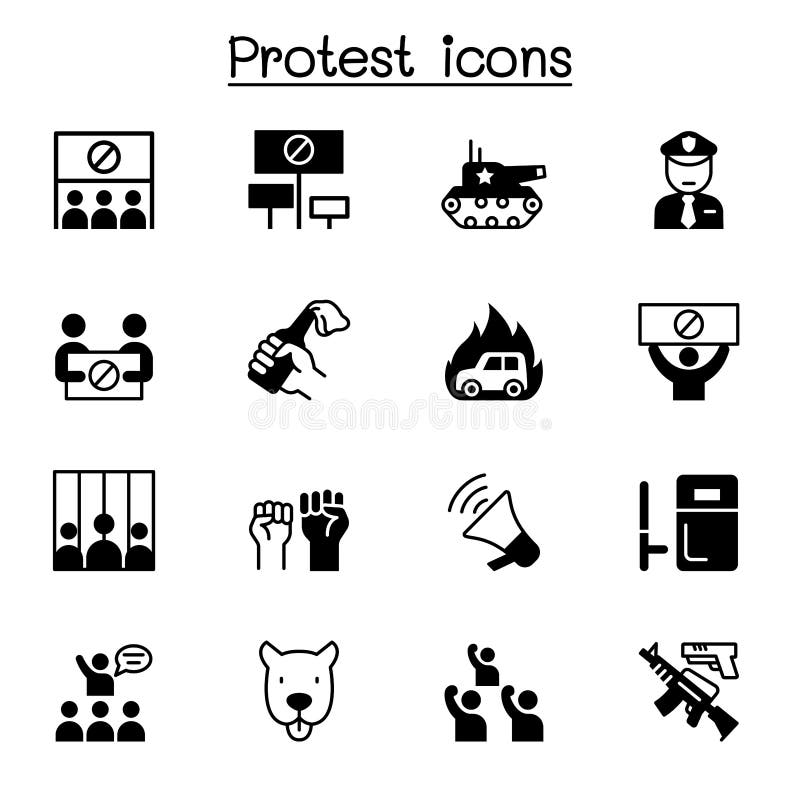 Rebellion Icons Stock Illustrations – 488 Rebellion Icons Stock ...