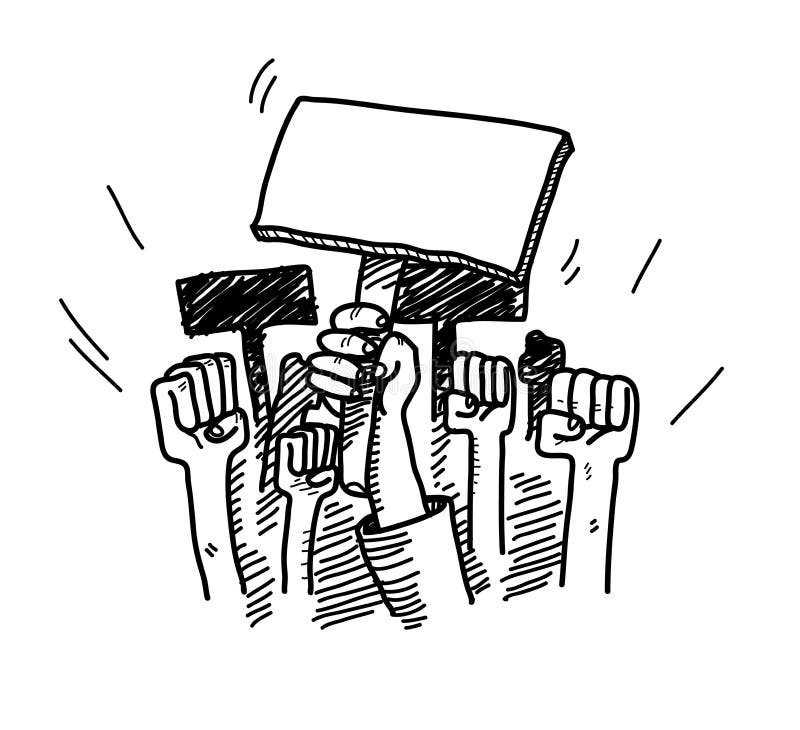 Protesta Ilustraciones Stock, Vectores, Y Clipart – (41,147 ...