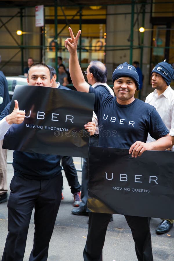 Protesta De Los Conductores De Uber Imagen editorial - Imagen de nuevo ...