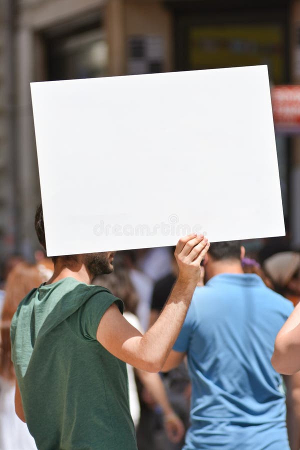 137 Protestor Holding Blank Sign Stock Photos - Free & Royalty-Free ...