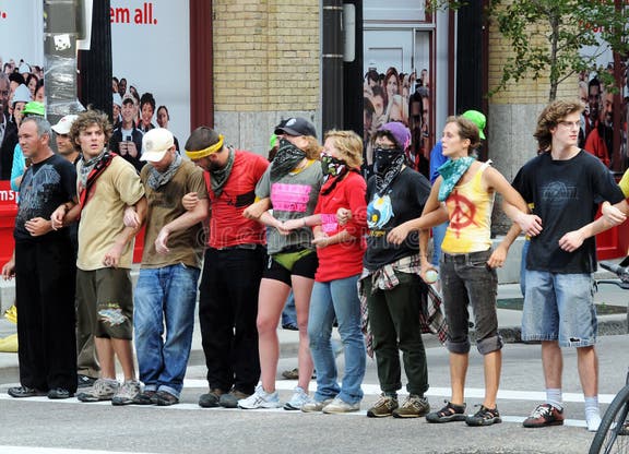 Protesters locking arms editorial stock image. Image of syntagmacivil ...
