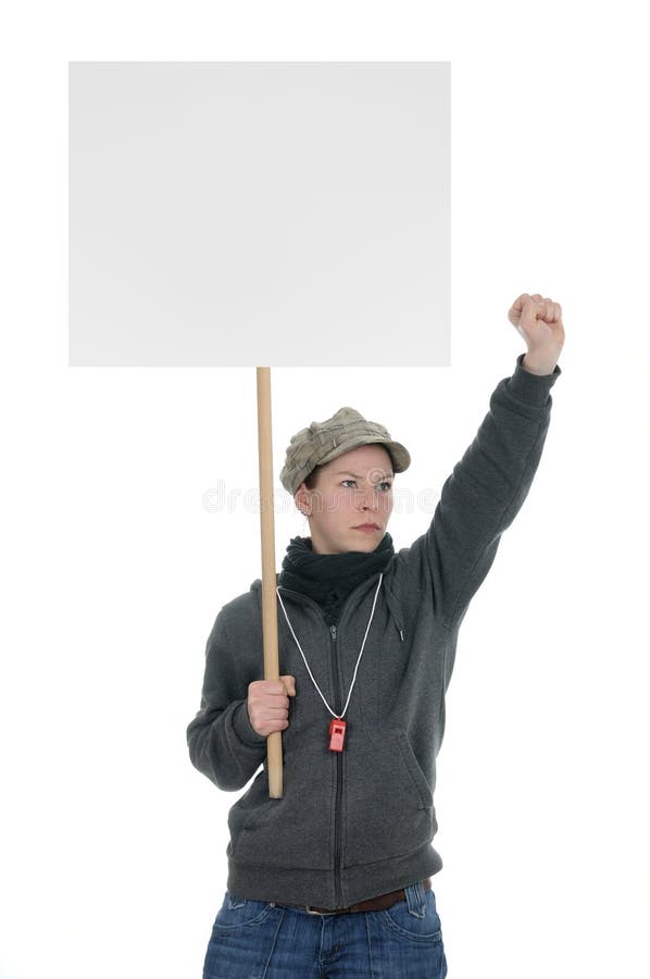 Protesting stock image. Image of copy, background, demonstrator - 21455079