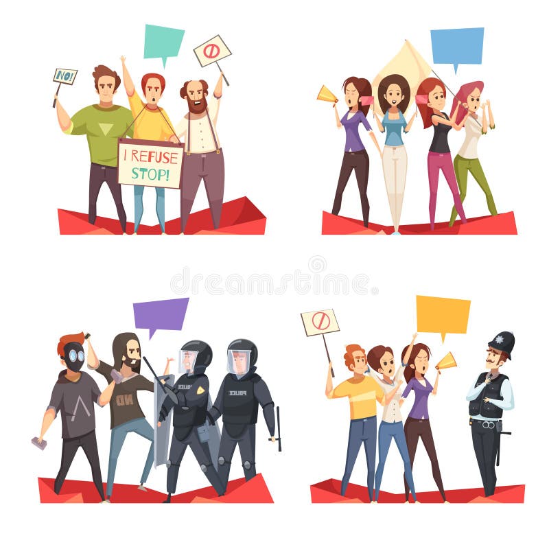 Cartoon Shouting Crowd Stock Illustrations – 192 Cartoon Shouting Crowd ...