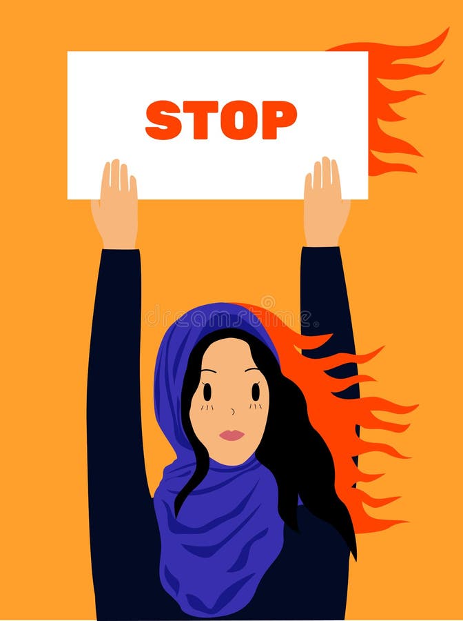Freedom Woman Iran Stock Illustrations 161 Freedom Woman Iran Stock