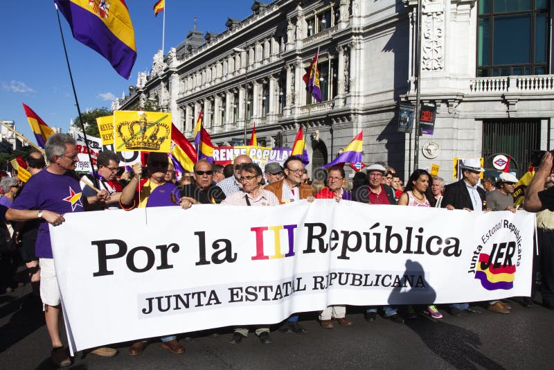 Protests in madrid editorial photography. Image of prince - 41366902