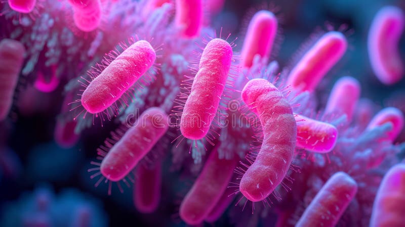 Proteus Mirabilis Bacteria Under a Microscope AI Generated Stock ...