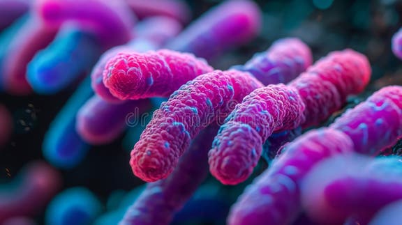 Bacterii Proteice Mirabilis Cu Microscop Generat Stock Illustration ...