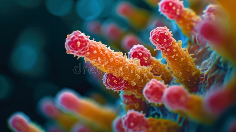 Proteus Mirabilis Bacteria Under a Microscope AI Generated Stock ...