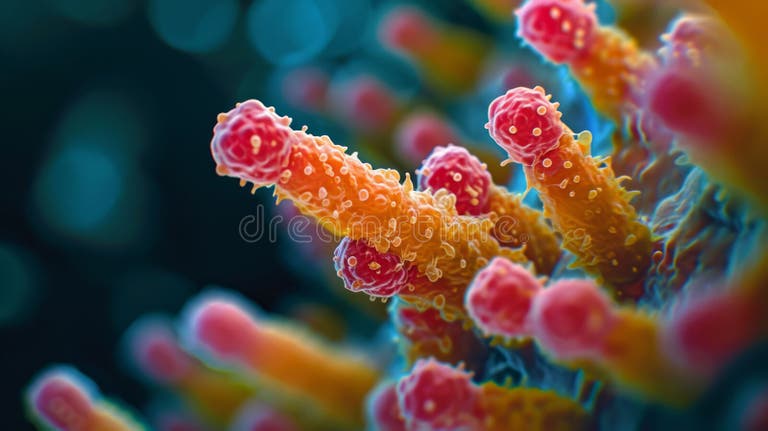 Proteus Mirabilis Bacteria Under a Microscope AI Generated Stock ...