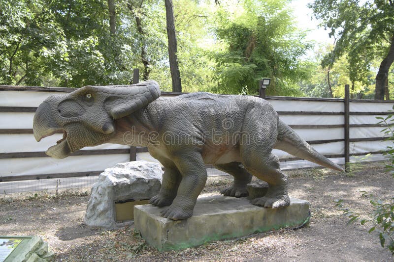 Protoceratops at Dino Park editorial photo. Image of paleontology ...