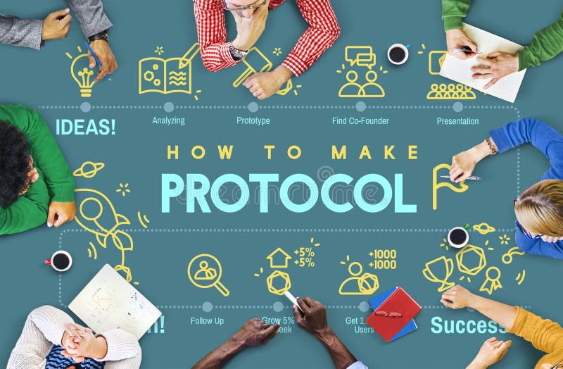 Protocol Networking Data Proper Protection Safety Concept Stock Photo ... Protocol Networking Data Proper Protection Safety Concept Stock Photo ...