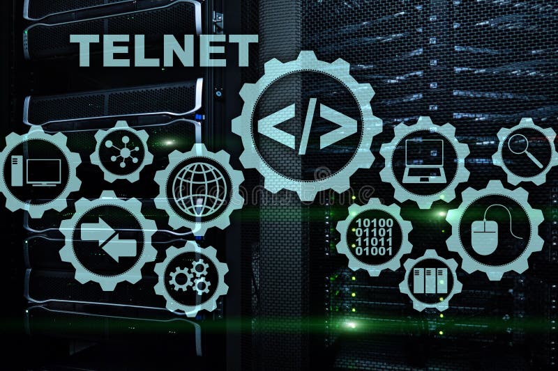 Teletype Network Protocol. Telnet Virtual Terminal Client. Internet and ...